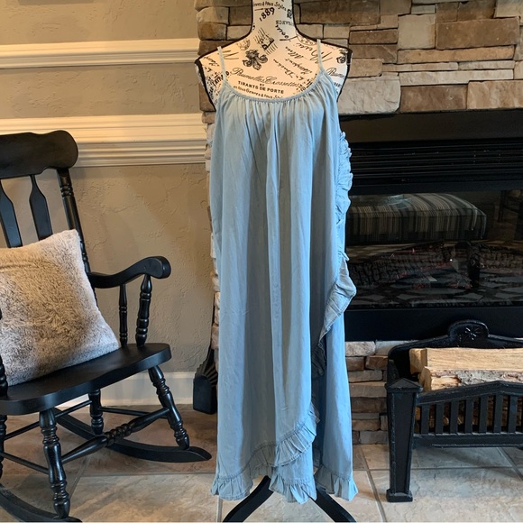 new directions | Dresses | New Directions Sleeveless Denim Dress | Poshmark